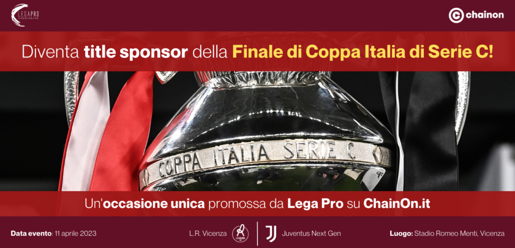 SPONSORSHIP DELLA FINALE DELLA COPPA ITALIA IN VENDITA SU CHAINON.IT ...